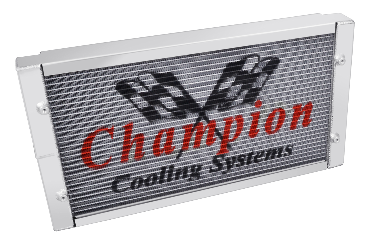 1 Row Drag Racing Radiator 25 x 16 Overall Dual Pass