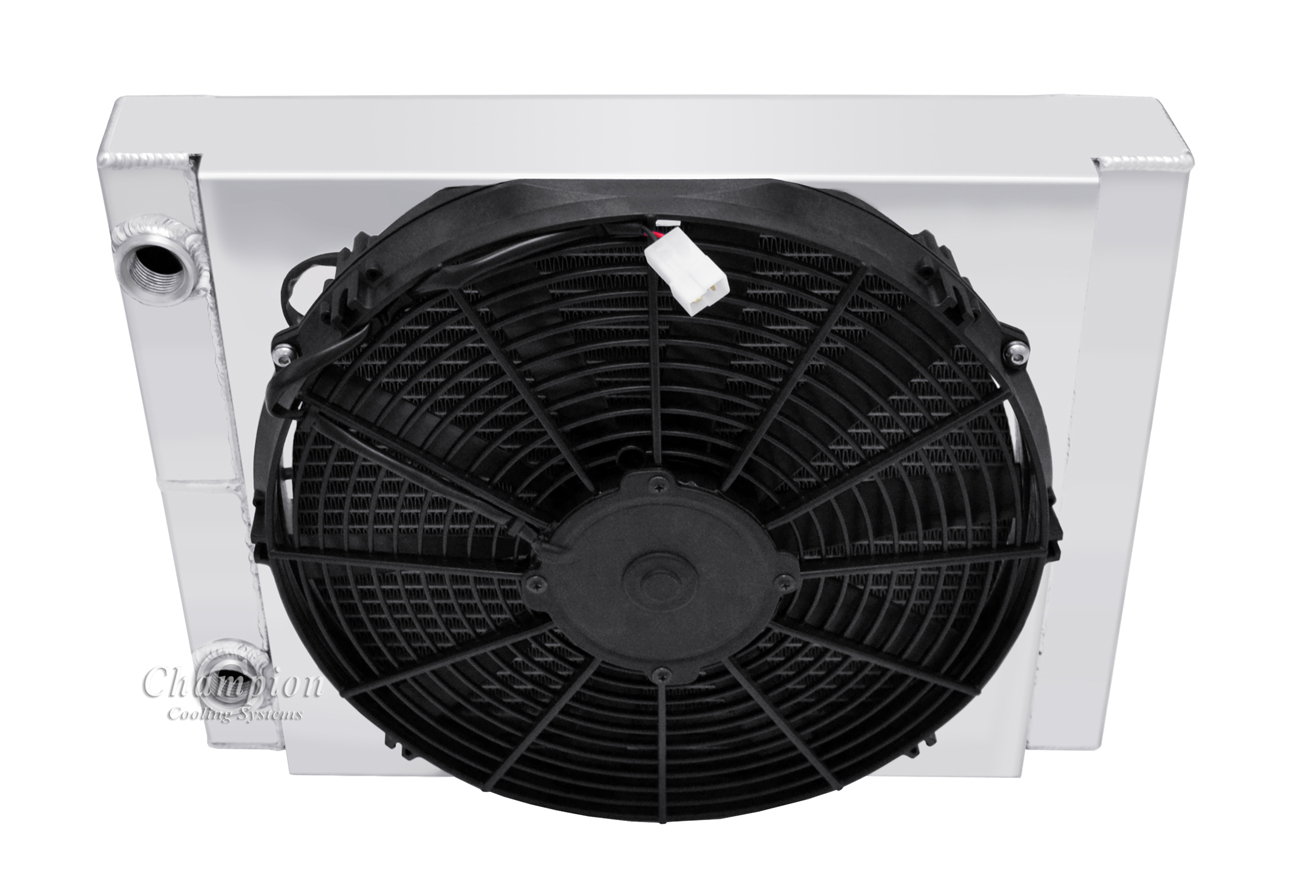 1 Row Drag Racing Radiator 19 x 14 Overall Dual Pass
