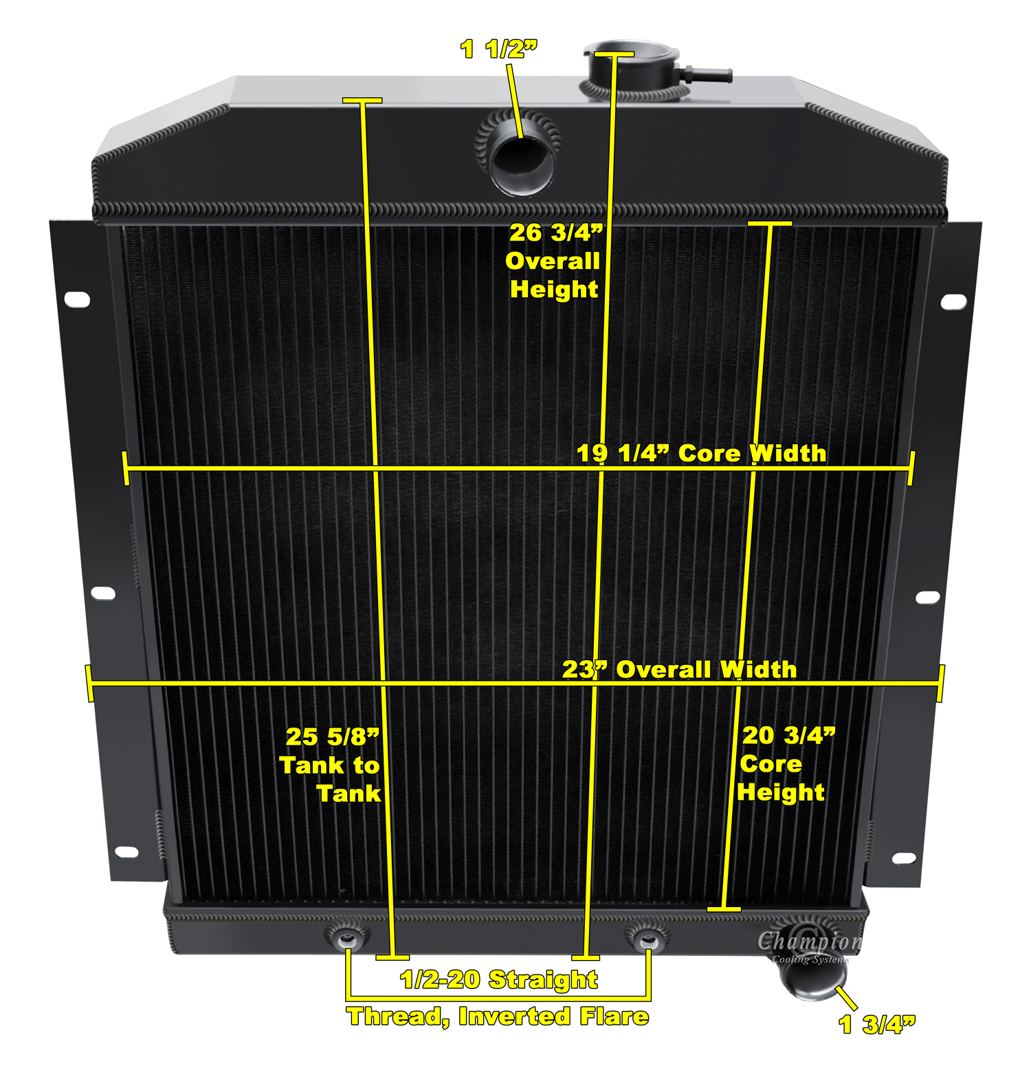 1950 Chevy Truck Radiator