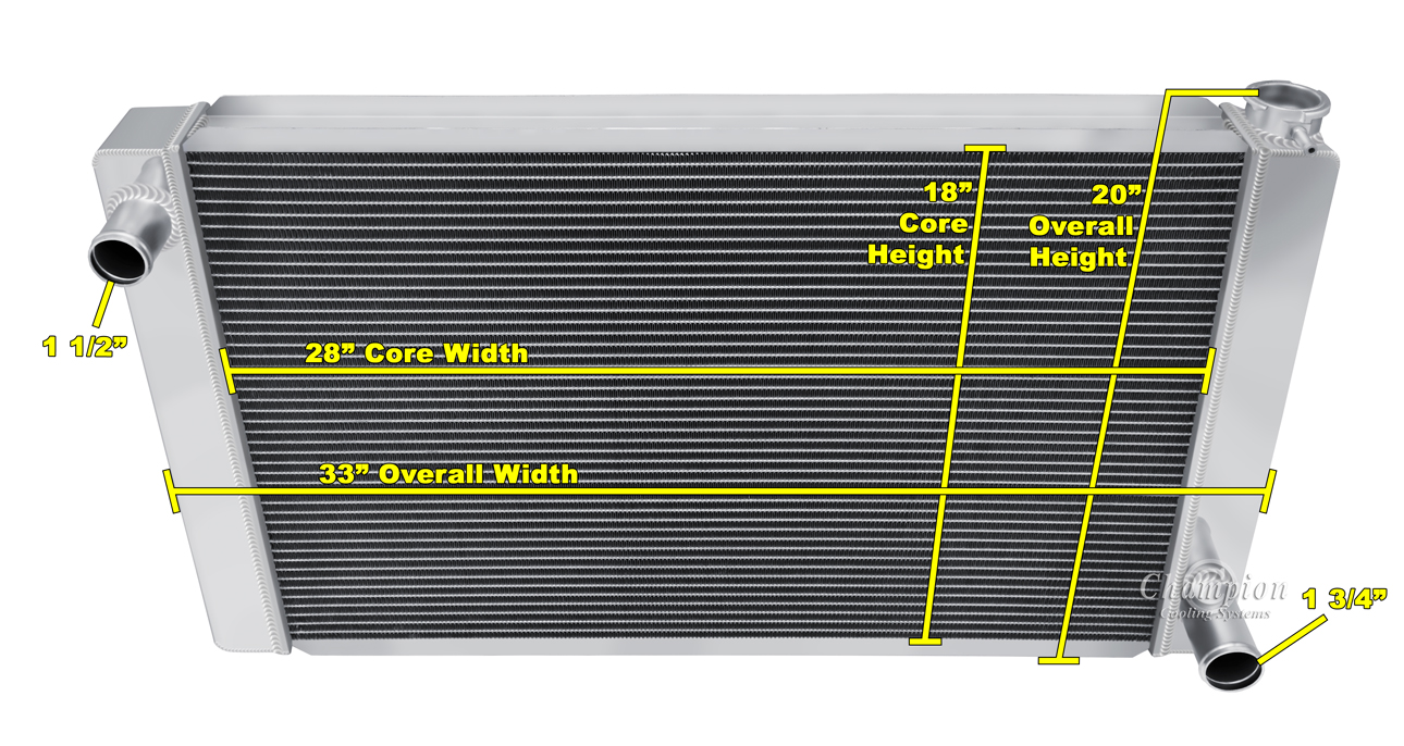 Universal-Crossflow-28in-Core-Chevrolet-Config
